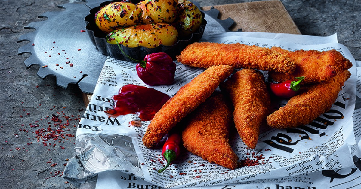Crispy Chik'n® Fingers Hot & Spicy – Salomon Foodworld