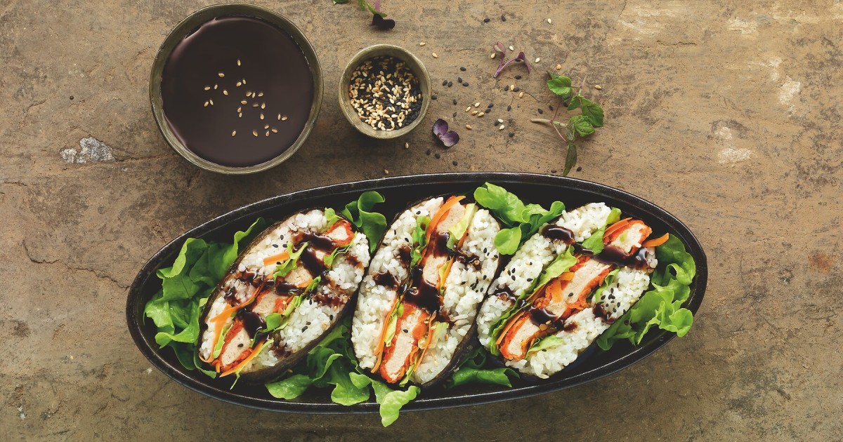 Crunchy Chik'n® Sushi Burger – Salomon Foodworld